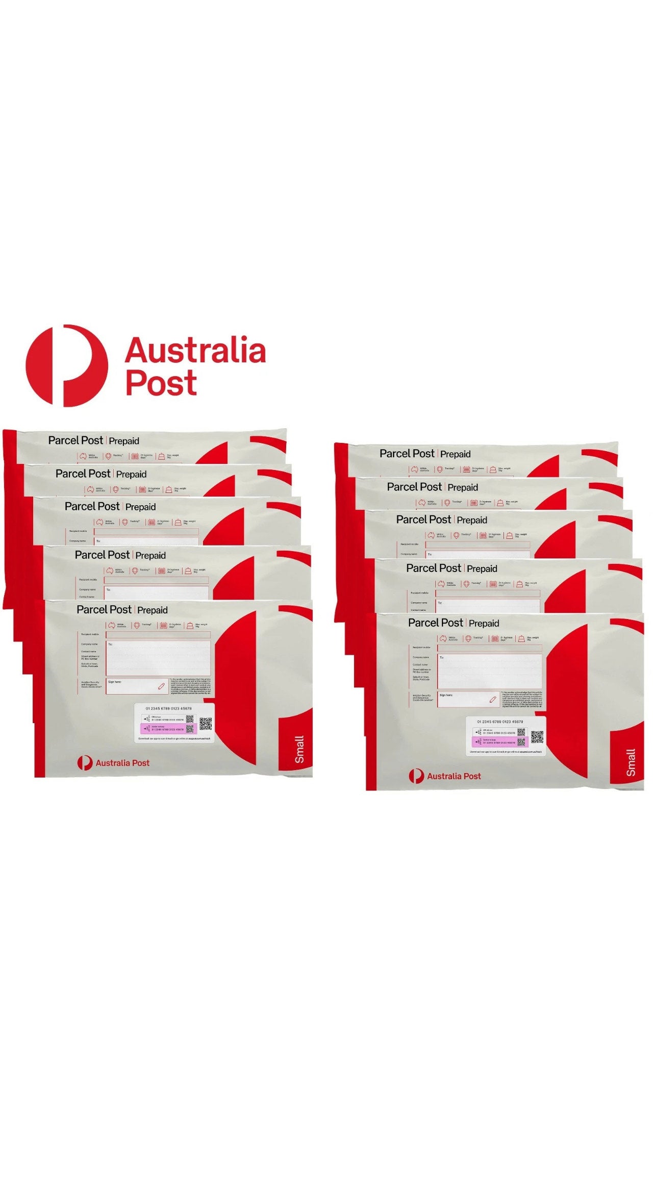 Australia Post Parcel Post Small Satchel – 1000 Pack
