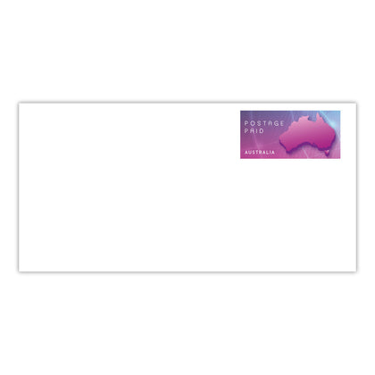 Australia Post Small DL Prepaid Envelope up to 250g – 100 Pack RRP $14